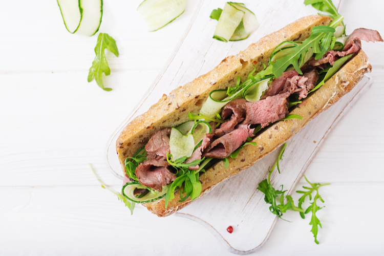 Roastbiff sandwich | Arono.no