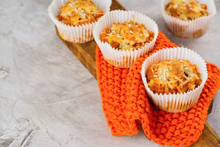 Muffins med morot och kål | Arono.se